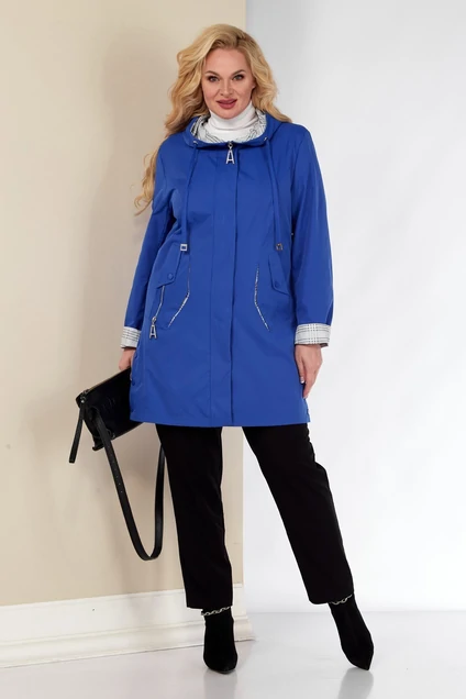 Куртка 2146 василёк Shetti купить в интернет магазине Велесмода